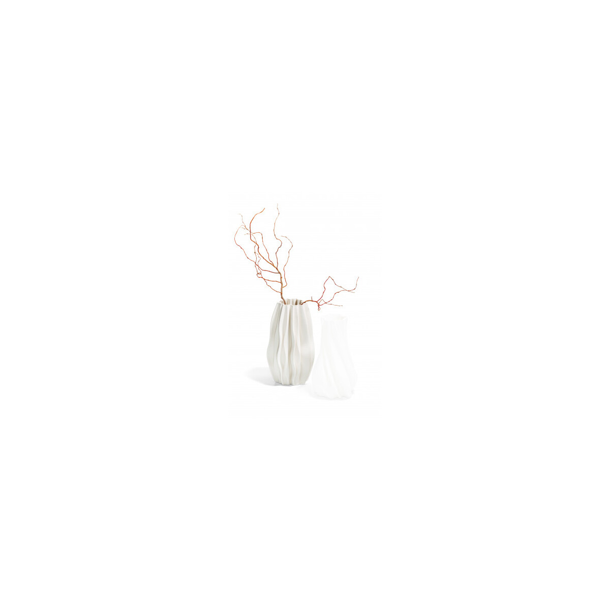 Philippi Plissee Vase Keramik, 3D Druck, 30 cm (h) 143010 40378461760 ...